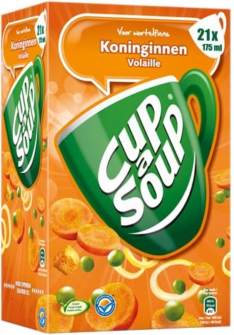 Cup a Soup koninginnen doos 21 st H2O | De totaalleverancier voor al uw ...